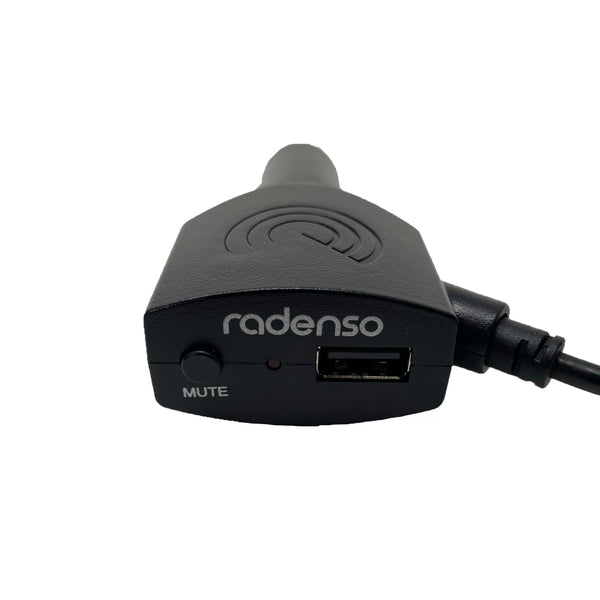 Radenso USB-C Mute Power Adapter with USB port